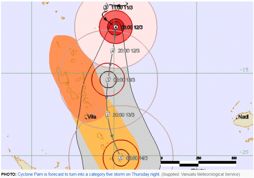 Cyclone Pam to Hit Gisborne Sunday, Kaikoura Coast on Tuesday | E2NZ.org